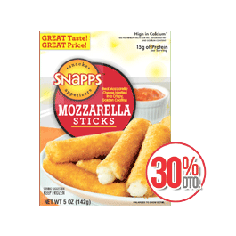 Dedos de Mozzarella empanizados